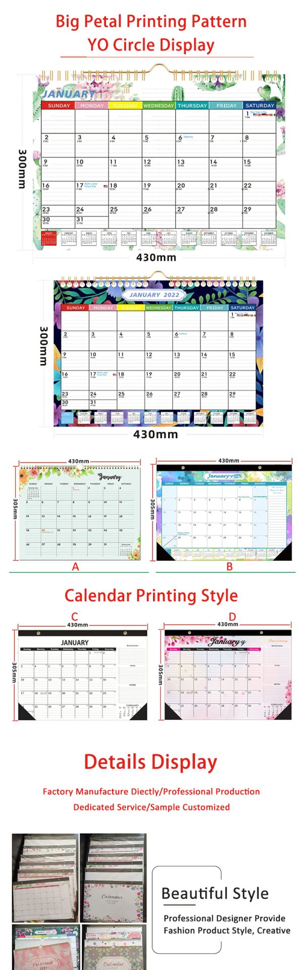Stables Binding 2023 Custom Printable Free Calendar Design - Full Color ...