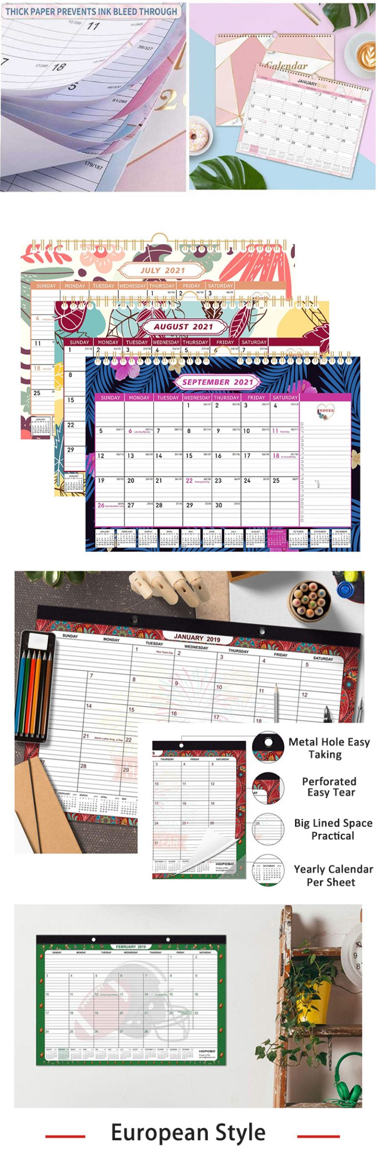 Stables Binding 2023 Custom Printable Free Calendar Design - Full Color ...