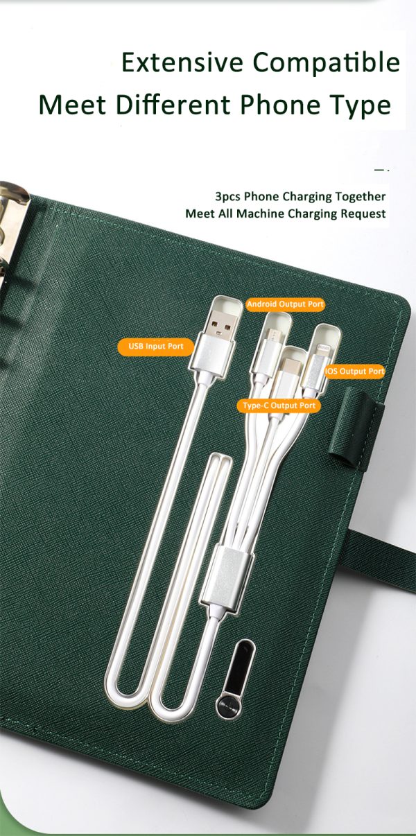 Wireless powerbank custom notebook print set - Full Color Print