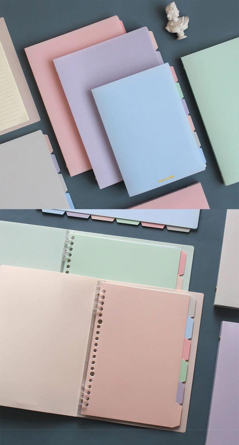 A5 Size Loosing Binding Custom Logo Notebook Print Company Brands ...