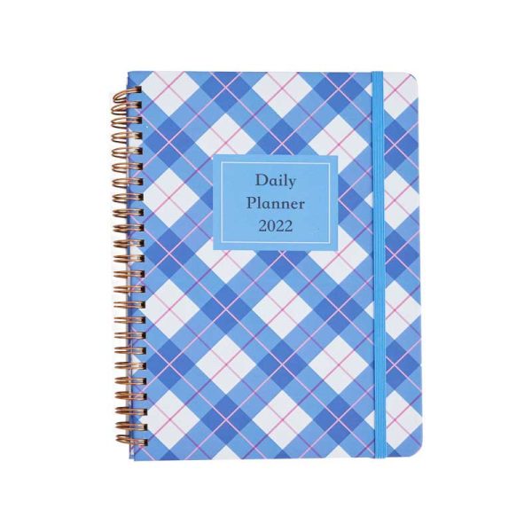 Paper Hardcover Gold Wire Binding Planner - Full Color Print