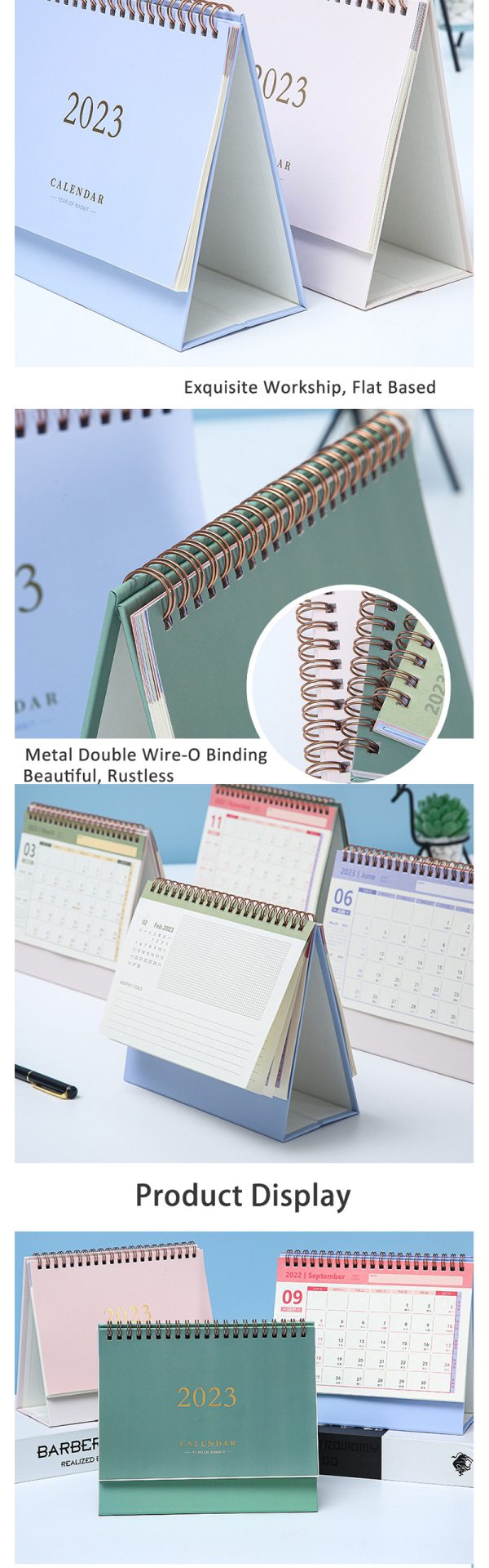 Monthly Calendar Design Template 2023 Printable Custom Free - Full ...