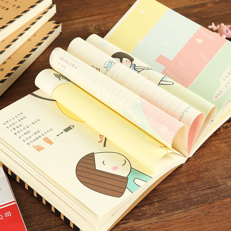 Custom Stationery Notebook Sets With Stickers Tape Pad - Full Color Print