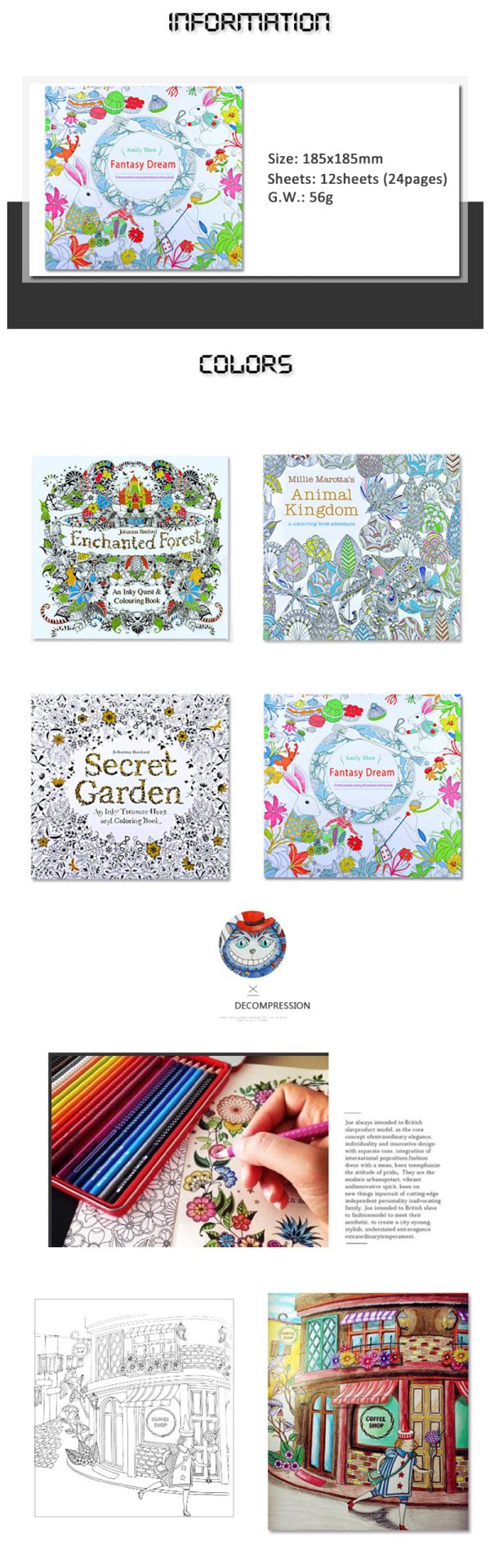 Coloring Book Pages For Kids Customized Printable Disney - Full Color Print