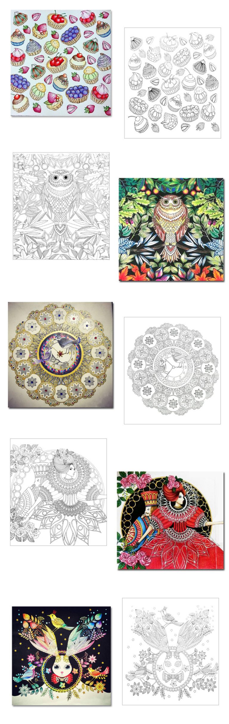 Disney Mystery Coloring Book Cartoon Children Book Printing - Full ...