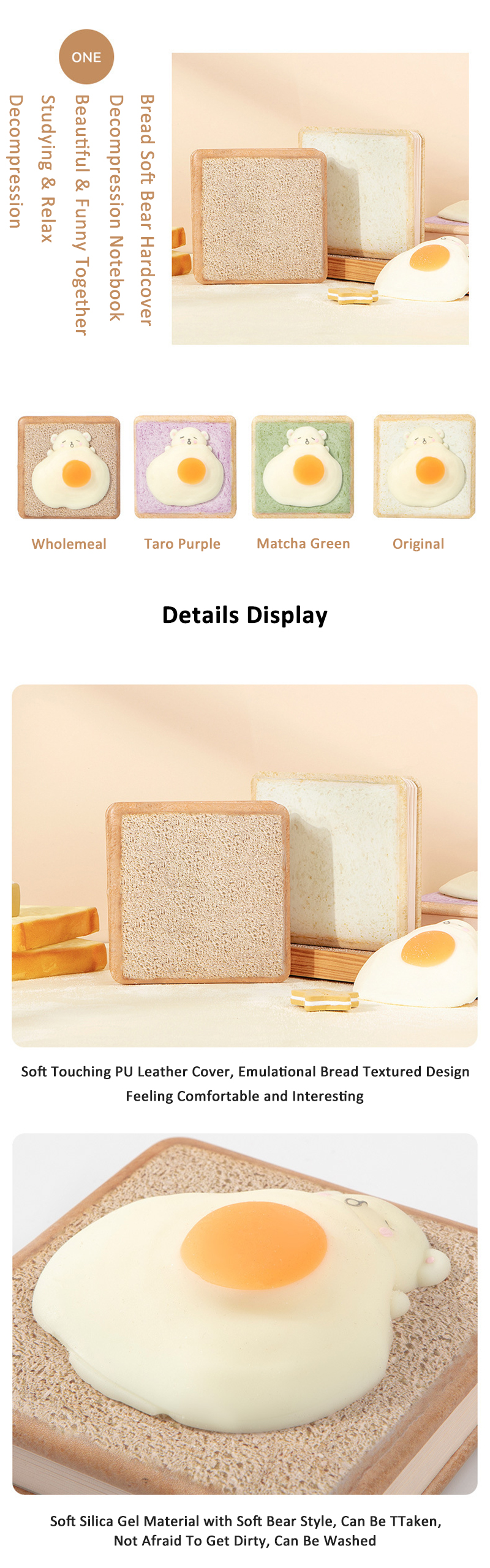 Leather Custom Decompression Notebook - Full Color Print