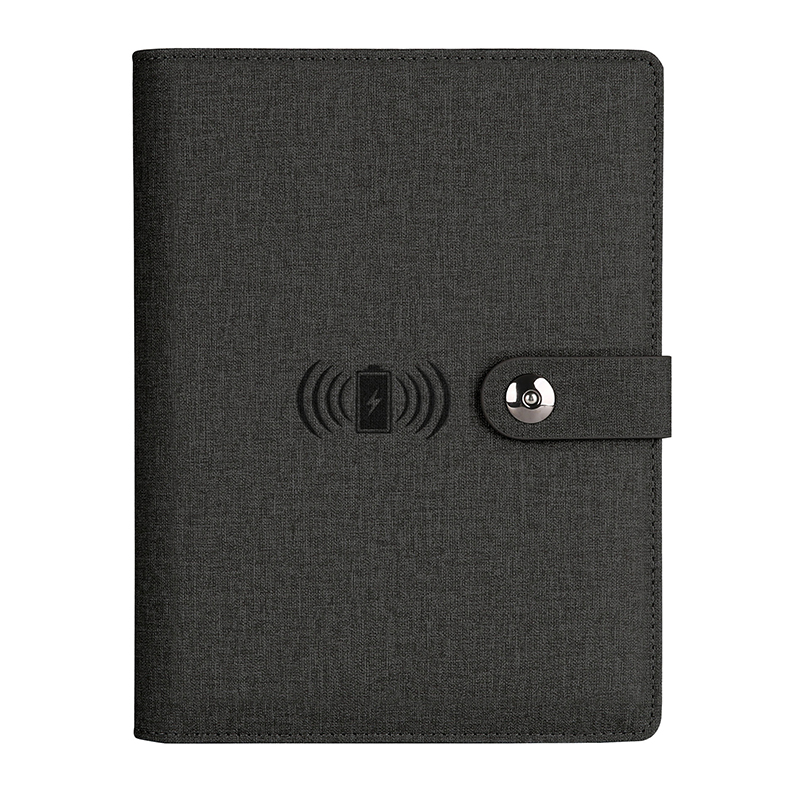 spiral binding a5 wireless powerbank notebook - Full Color Print