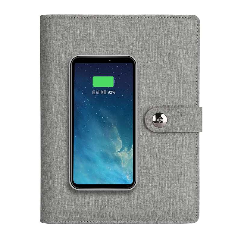 spiral binding a5 wireless powerbank notebook - Full Color Print