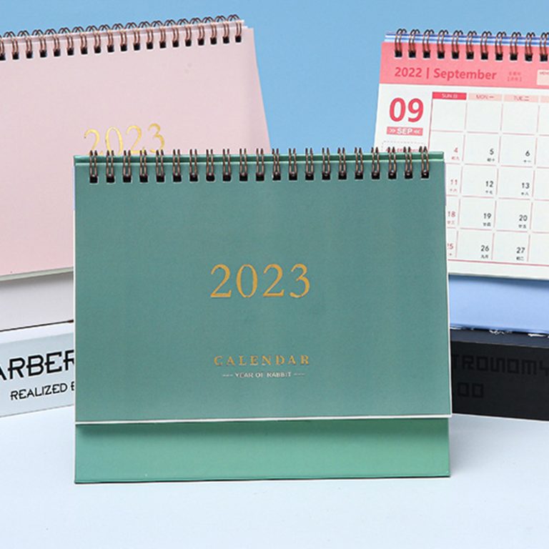 Monthly Calendar Design Template 2023 Printable Custom Free - Full ...