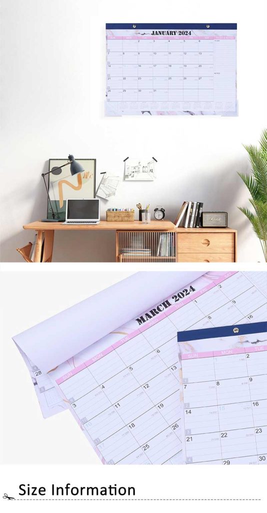 2025 Wall Calendar Note Pad Custom Printing - Full Color Print