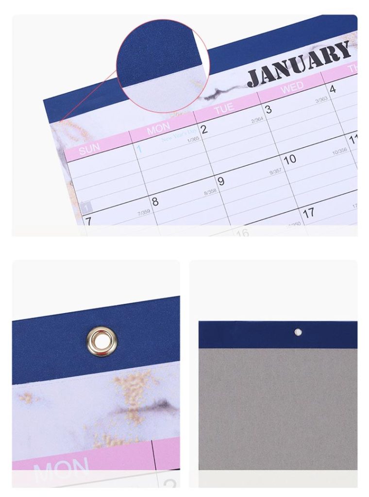 2025 Wall Calendar Note Pad Custom Printing - Full Color Print