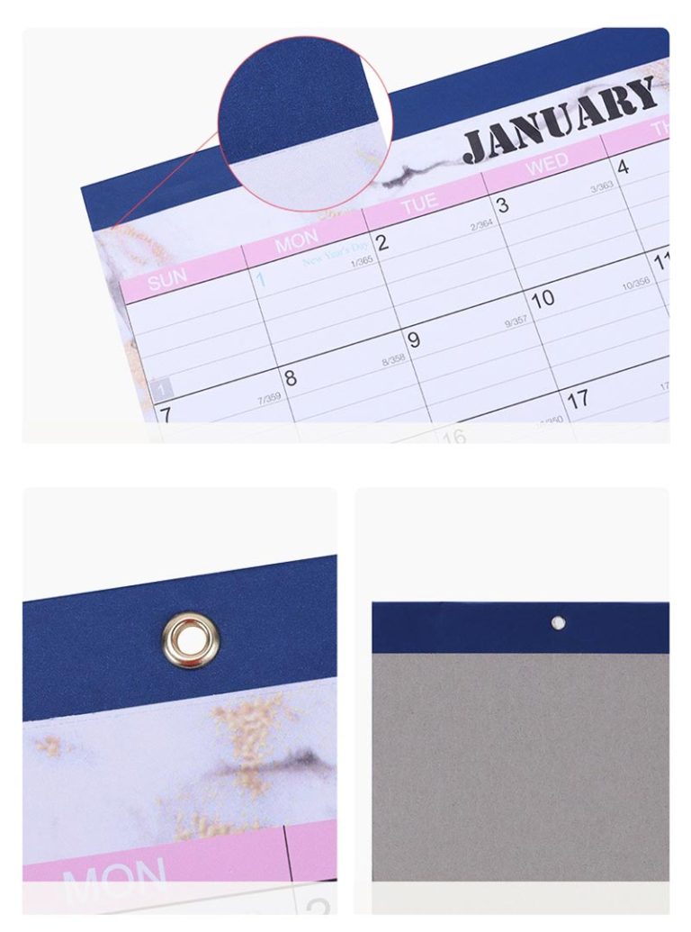 2025 Wall Calendar Note Pad Custom Printing - Full Color Print