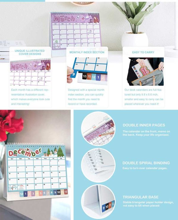 Amazon Desk Calendar 2025 Custom Printing - Full Color Print