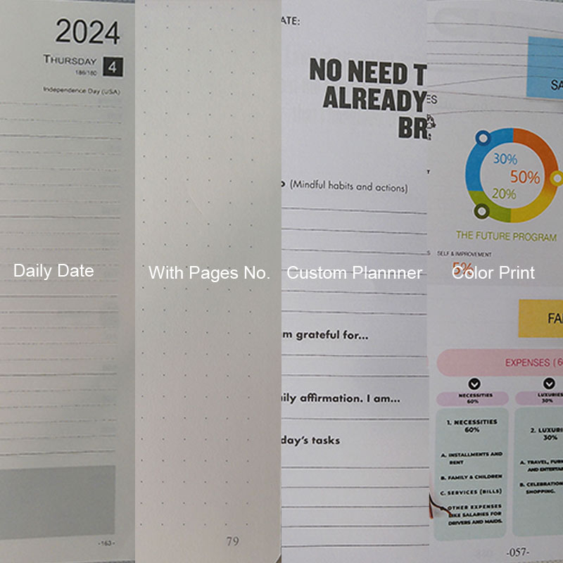 Top 15 Popular Notebooks Interior Page Designs - Full Color Print